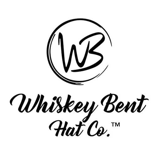 WHISKEY BENT HAT CO. Bullcutter Fixed Blade Knife 440C Stainless Steel 2.5" Blade w/Leather Sheath (Sky Bead)