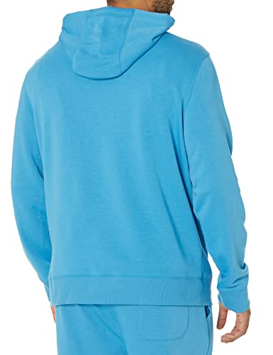 Amazon Essentials Men's Lightweight Long-Sleeve French Terry Hoodie, Turquoise Blue, Medium