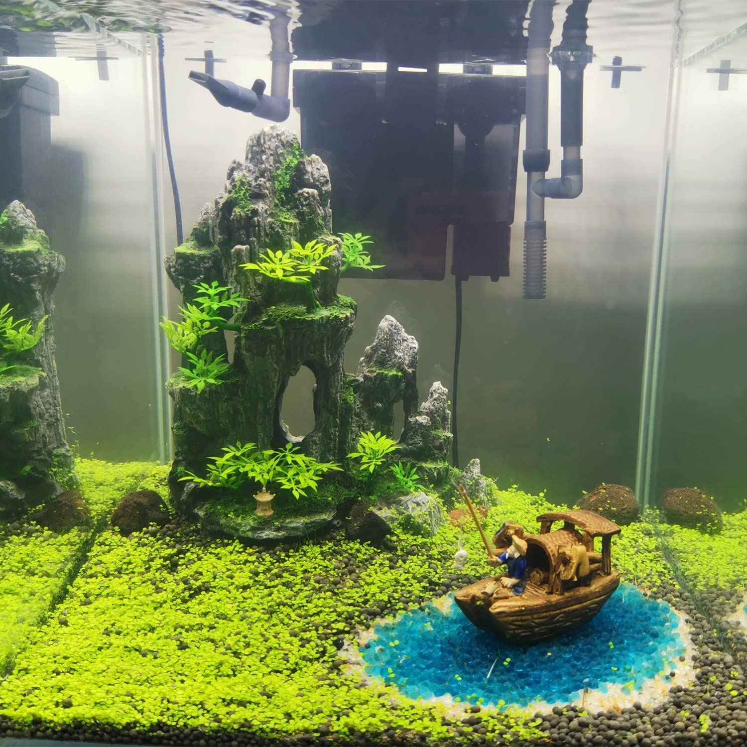 30gram Aquarium Plant S e-e-d, 3 Pack no Artificial Plastic Water Grass for Fish Tank Terrarium Carpet Grass Mini-Leaf AAA