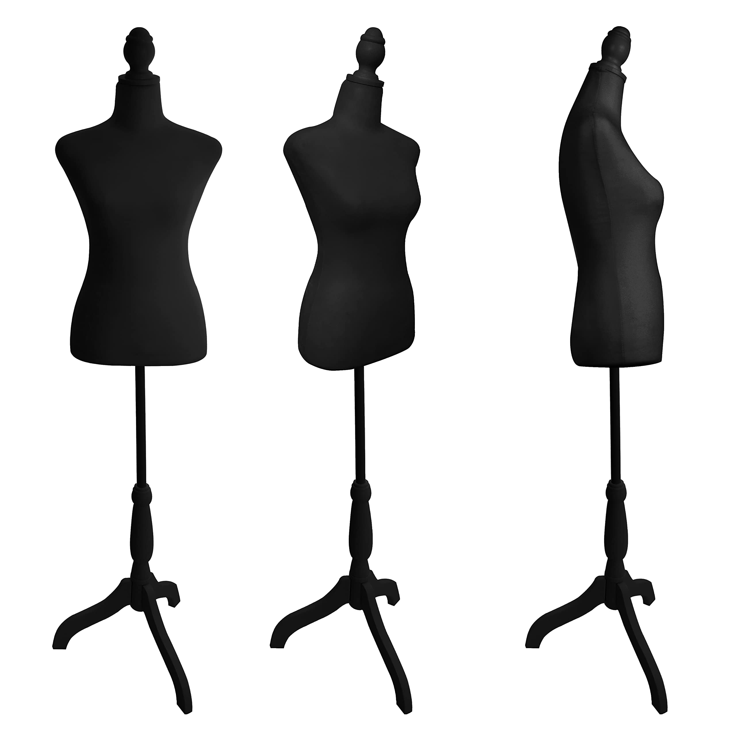 Maniqui Sewing Dress Forms with Stand Manicanequin Body for Clothes Display Adjustable 58-67 Inch Female