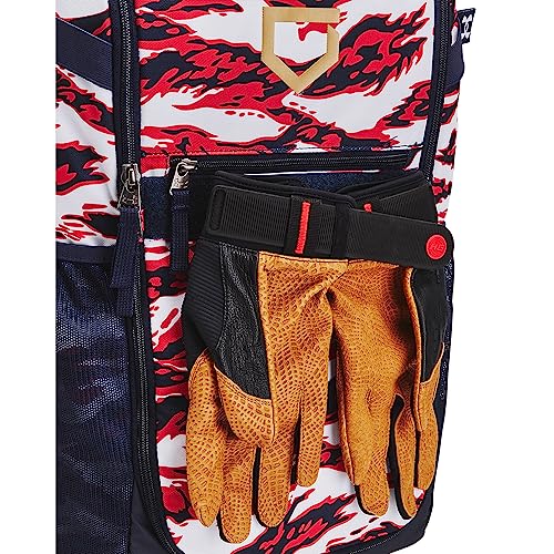 Under Armour Unisex-Adult Utility Baseball Backpack Print, (411) Midnight Navy/Midnight Navy/Metallic Gold, One Size Fits All
