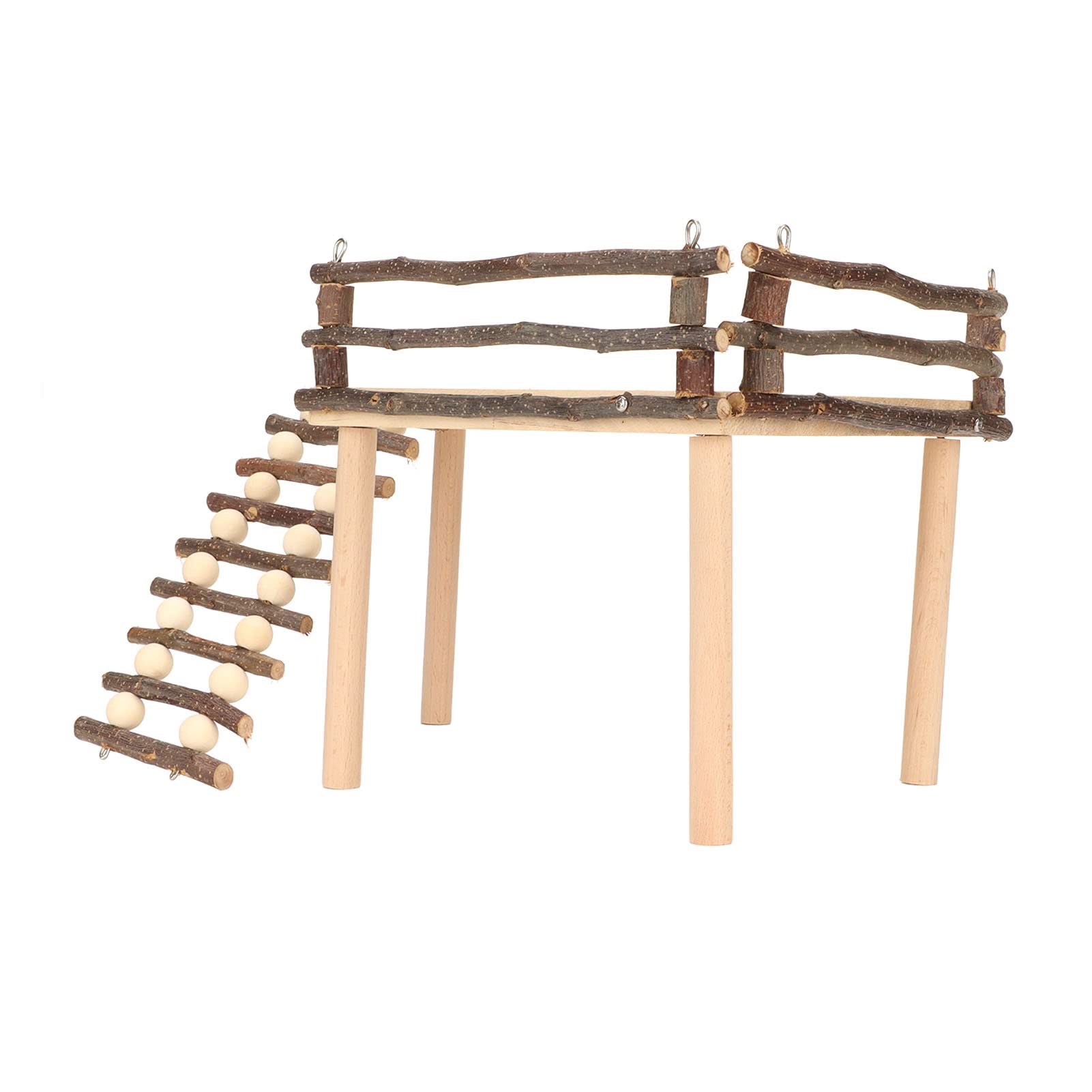 Zerodis Hamster Climb, Multipurpose Hamster Playing Hamster Bridge Rodents Chew Toy for Hamsters Chinchillas Guinea Pig Ferret Reptile