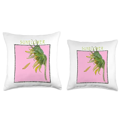 O G collections Sunflower (Rose) Throw Pillow, 16x16, Multicolor