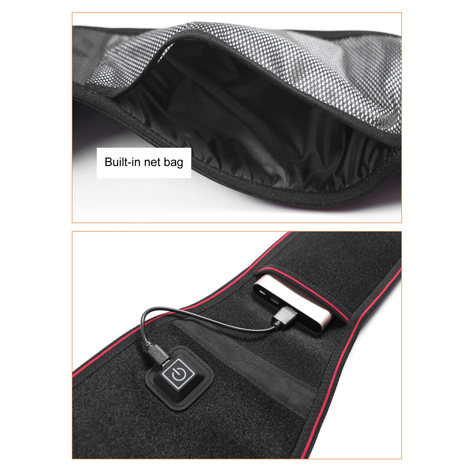 Heating Pad,Heated Waist Belt for Lower Back Pain, Heating Pad Waist,Heating Back Belt Waist Heated Pad Pain Relief Lumbar Support Brace