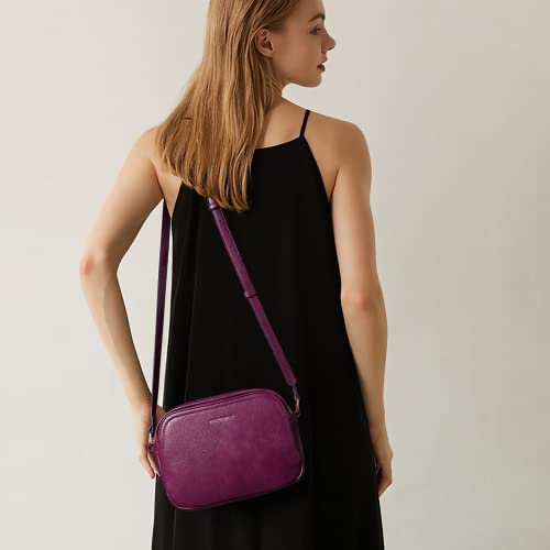 WESTBRONCO Crossbody Bag for Women Vegan Leather Wallet Purses Satchel Shoulder Bags Small Size
