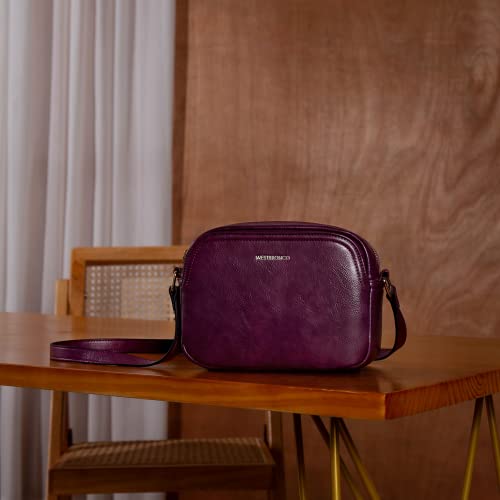WESTBRONCO Crossbody Bag for Women Vegan Leather Wallet Purses Satchel Shoulder Bags Small Size
