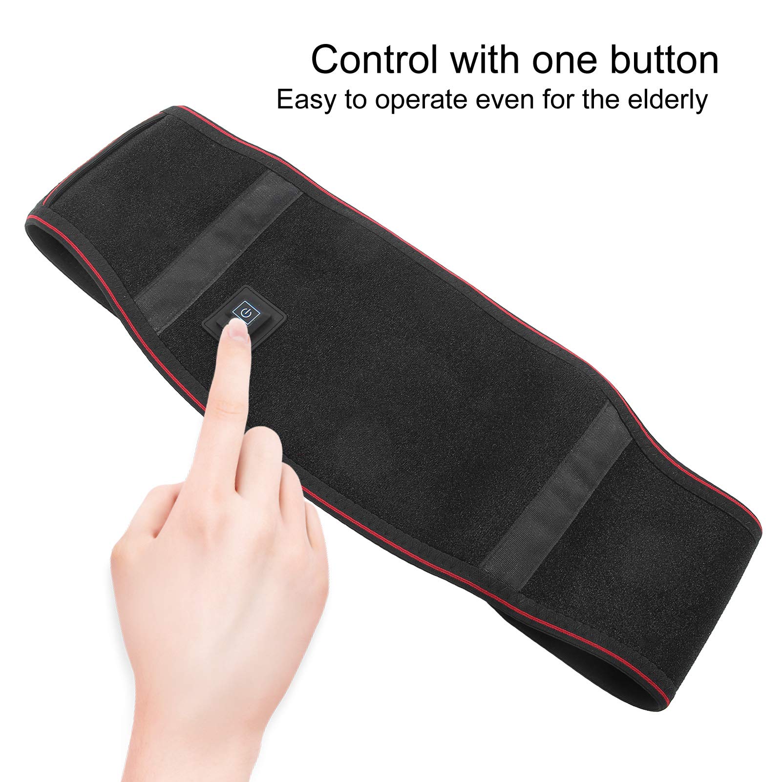 Heating Pad,Heated Waist Belt for Lower Back Pain, Heating Pad Waist,Heating Back Belt Waist Heated Pad Pain Relief Lumbar Support Brace