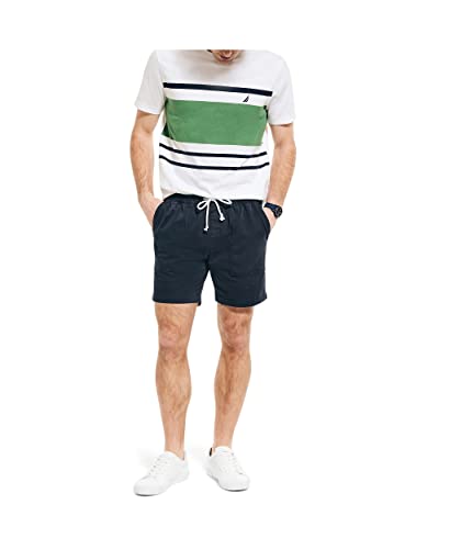 Nautica Men's 7" Pull-On Boardwalk Short, Navy