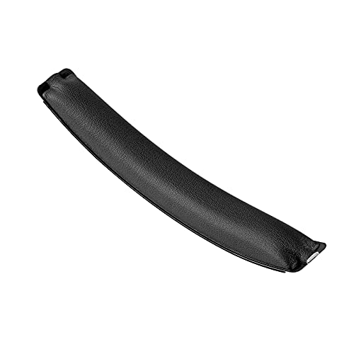 Geekria Protein Leather Headband Pad Compatible with Edifier K815, W800BT, W808BT Headphones Replacement Band, Headset Head Cushion Cover Repair Part (Black)