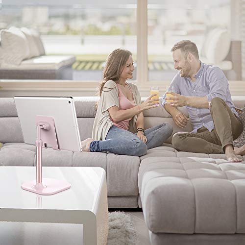 Doboli Cell Phone Stand, Phone Stand for Desk,Phone Holder Stand Compatible with iPhone and All Mobile Phones Tablet Pink