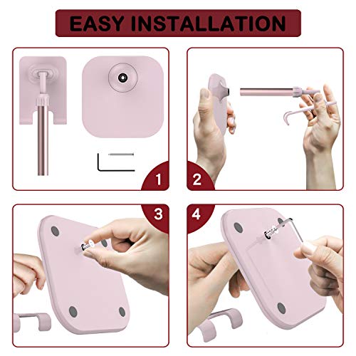 Doboli Cell Phone Stand, Phone Stand for Desk,Phone Holder Stand Compatible with iPhone and All Mobile Phones Tablet Pink