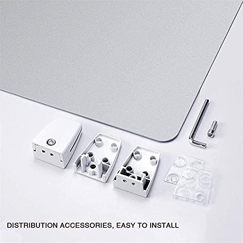 MZM Office Desk Bezel Desk Partition Acrylic Screen Board Desktop Partition Board Exam Bezel Mobile Screen Clip ZTT (Size : 40 * 30cm)