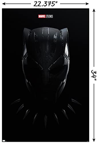 Trends International Marvel Black Panther: Wakanda Forever - Teaser One Sheet Wall Poster, 22.37" x 34.00", Unframed Version