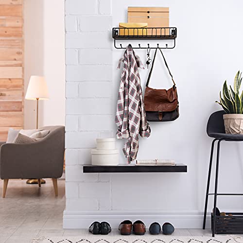 Key Holder for Wall,Key Hooks for Wall, Mail Organizer Wall Mount Key Rack Hanger Holder Decorative Metal Wire Mesh Mail and Key Holder for Wall with Shelf, Entryway, Bathroom, Living Room by DB