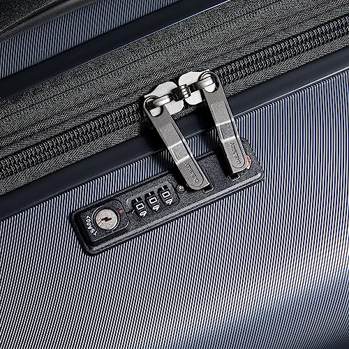 DELSEY PARIS Cruise 3.0 Hardside Expandable Luggage with Spinner Wheels, Graphite, 3 Piece Set (21/24/28)