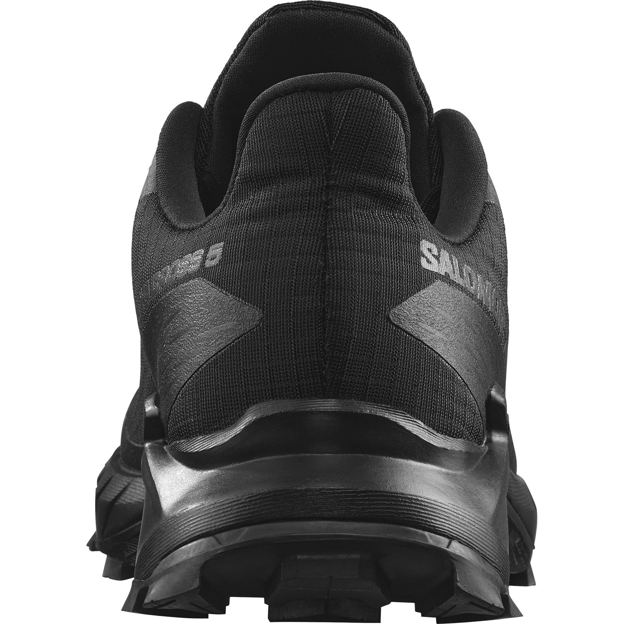 Salomon Women's ALPHACROSS 5 Trail Running Shoes for Women, Black / Black / Ebony, 6.5