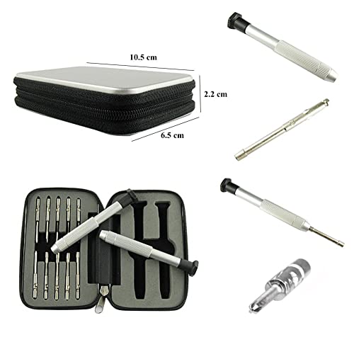 Pocket Precision Screwdriver Set, Pasway 12-pieces DIY Mini Precision Screwdriver Nutdriver Repair Tool Kit for Watch Mobile Pocket Clock Eyeglass Glasses Electronics