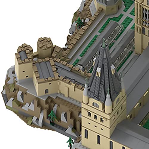 House Building Kit Modular Buildings MOC-30884 Castle Architecture Building Set(Extension Part B) Street View Building Blocks Model Compatible with L-e-g-o(12844 Pcs)