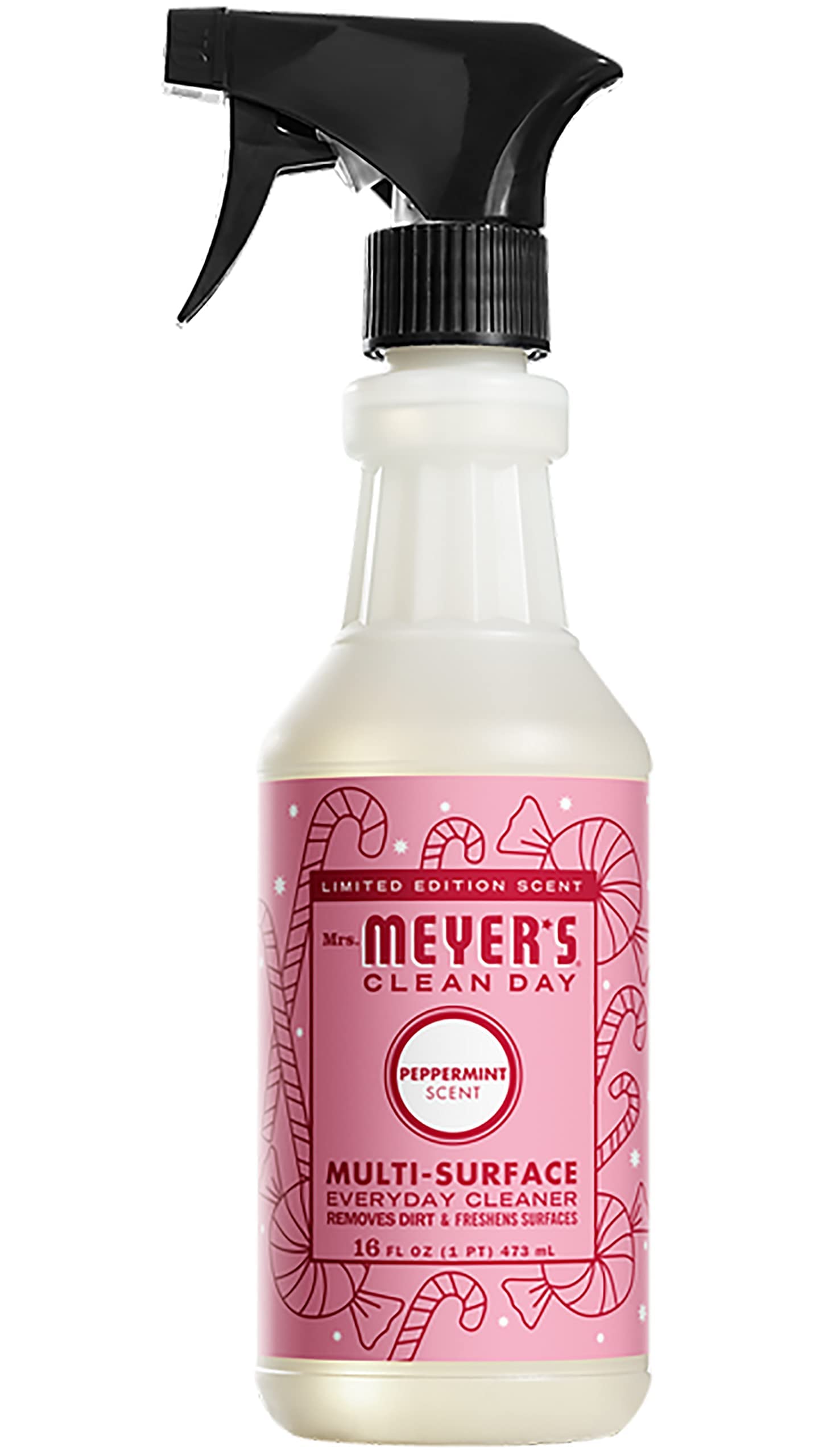 Mrs. Meyer's Kitchen Set, Dish Soap, Hand Soap, and Multi-Surface Cleaner, 3 CT (Peppermint)