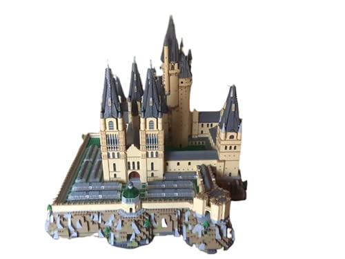 House Building Kit Modular Buildings MOC-30884 Castle Architecture Building Set(Extension Part B) Street View Building Blocks Model Compatible with L-e-g-o(12844 Pcs)