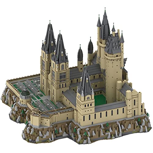 House Building Kit Modular Buildings MOC-30884 Castle Architecture Building Set(Extension Part B) Street View Building Blocks Model Compatible with L-e-g-o(12844 Pcs)