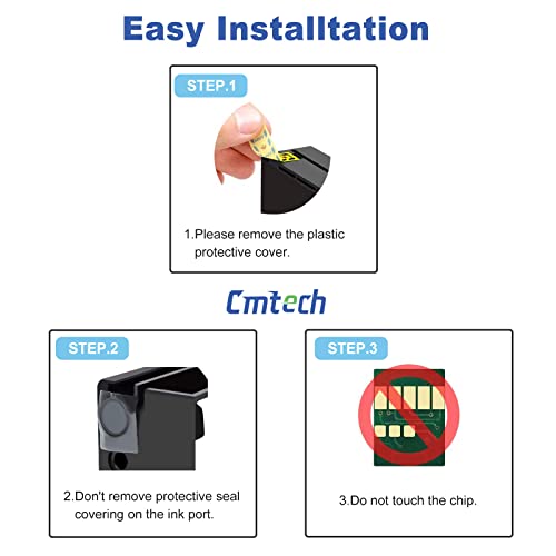CMTECH Compatible 962XL Ink Cartridges Replacement for HP 962XL 962 XL Work for OfficeJet Pro 9015e 9010 9015 9025 9018 9012 9025e 9020 9019 9016 9028 Printer(Black, Cyan, Magenta, Yellow) 4 Pack