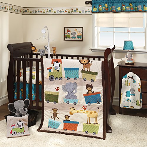 Bedtime Originals Crib Fitted Sheet, Choo Choo