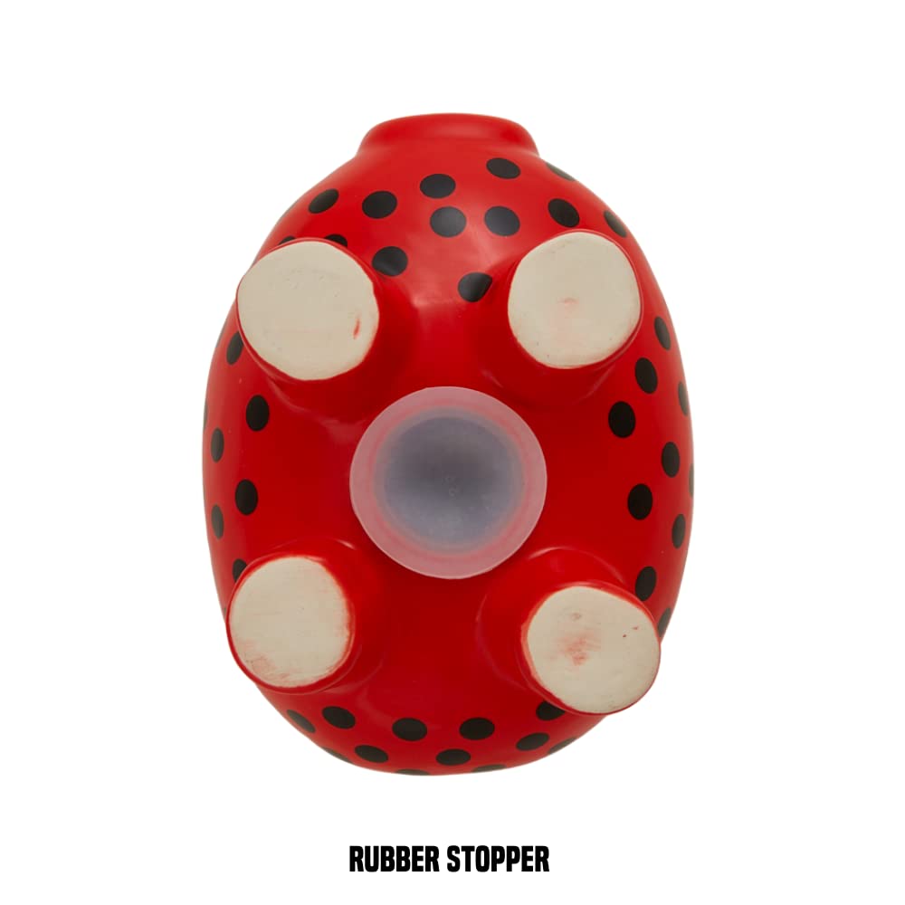Miraculous Ladybug Piggy Bank for Girls – Kids’ Ceramic Coin Bank, Red