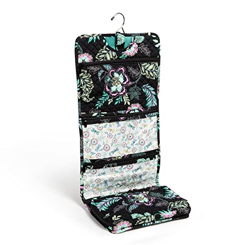 Vera Bradley Women's Cotton Hanging Travel Organizer, Island Garden - Recycled Cotton, One Size