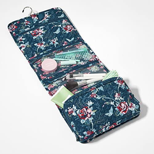 Vera Bradley Women's Cotton Hanging Travel Organizer, Island Garden - Recycled Cotton, One Size