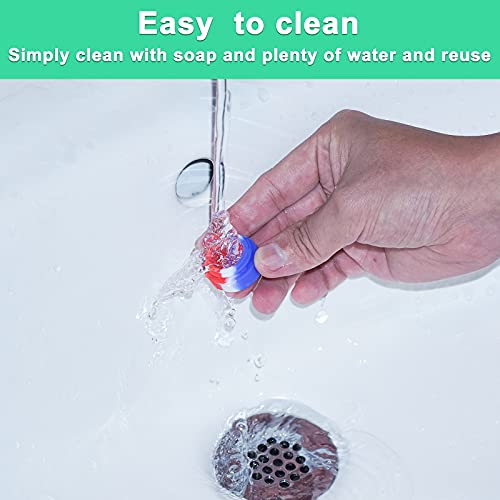 Silicone Wax Container 3ml 50 Pieces Non-Stick Silicone Jars Wax Concentrate Container with Wax Carving Tool and Silicone Mat for Home Travel Business, Random Color