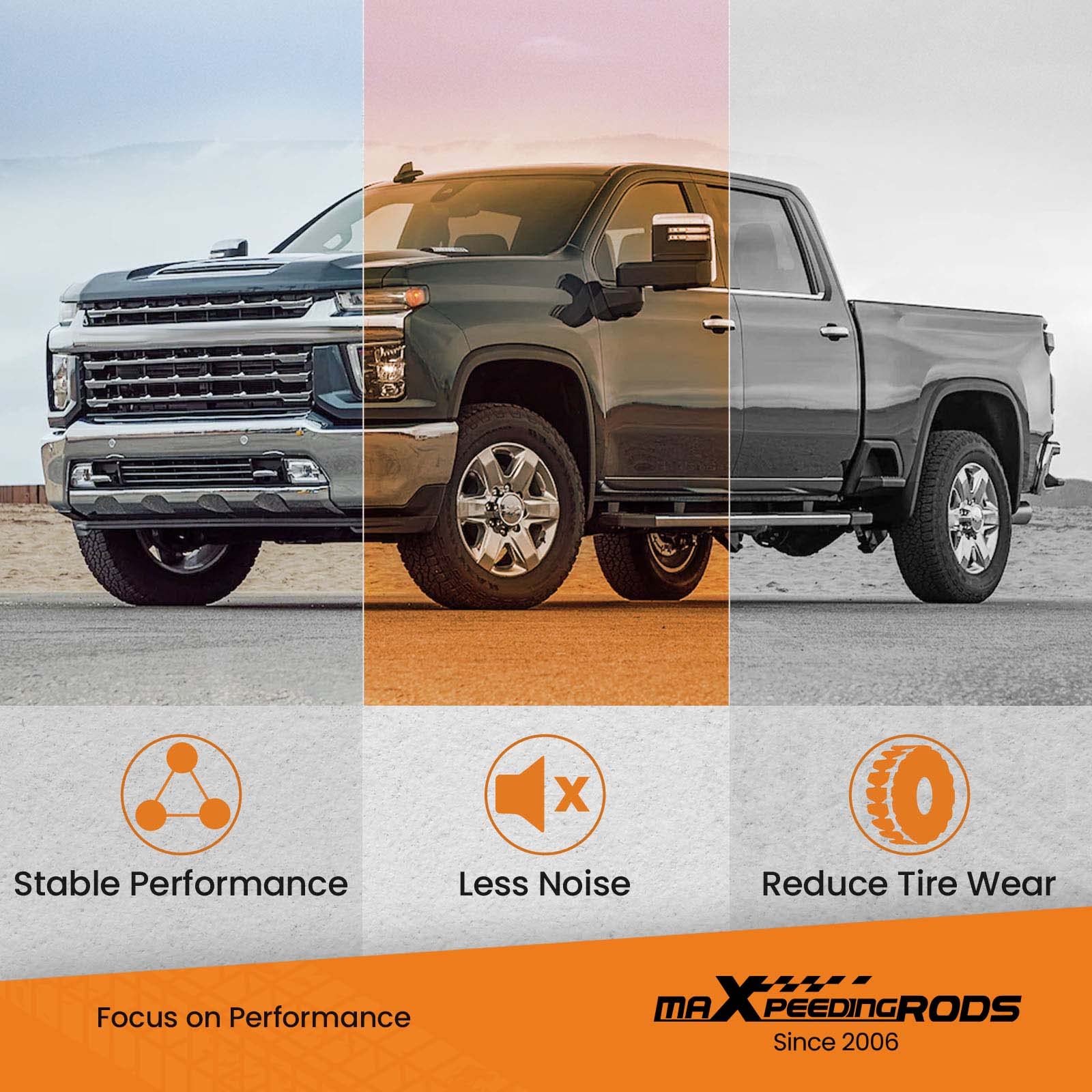 maXpeedingrods 5000 lbs Rear Air Suspension Bags Kit for Dodge Ram 1500 Standard 4WD 2019-2025 Air Spring Bag Kit