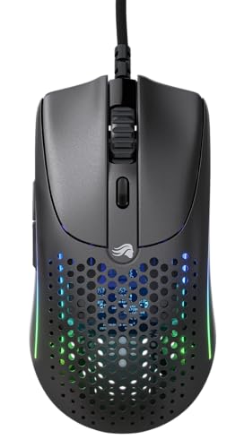 Glorious Gaming Model O 2 Wired Gaming Mouse - 59g Ultralight, FPS, 26,000 DPI, Motion Sync, 80M Click Rated Switches, 6 Programmable Buttons, Ambidextrous, RGB, PTFE Feet - Black