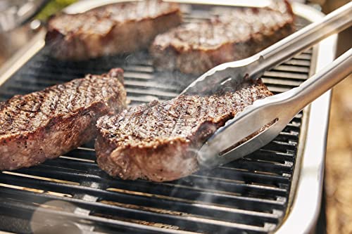 Weber Lumin Compact Outdoor Electric Barbecue Grill, Blue - Great Small Spaces such as Patios, Balconies, and Decks, Portable and Convenient