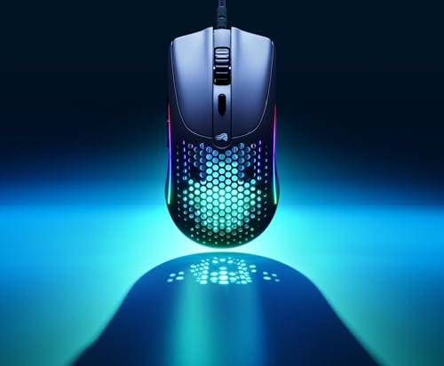 Glorious Gaming Model O 2 Wired Gaming Mouse - 59g Ultralight, FPS, 26,000 DPI, Motion Sync, 80M Click Rated Switches, 6 Programmable Buttons, Ambidextrous, RGB, PTFE Feet - Black