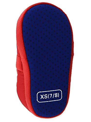 Marvel Spider-Man Toddler Boys Plush Aline Slippers (2-3 M US Little Kid, Red)