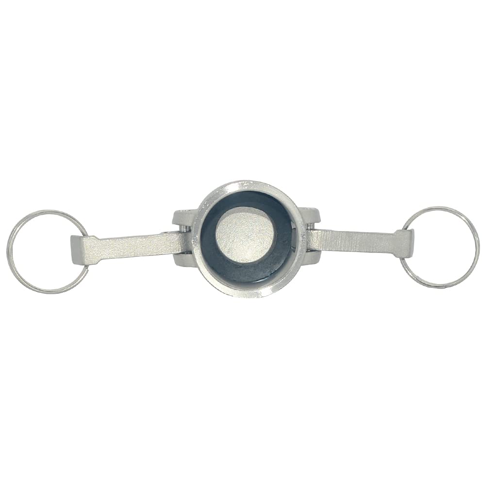 VARMHUS Trash Pump Adapter Dust Cap/Dust Cover,Type DC Cam and Groove Hose Pipe Fitting Coupler,Stainless Steel 316 (3/4")