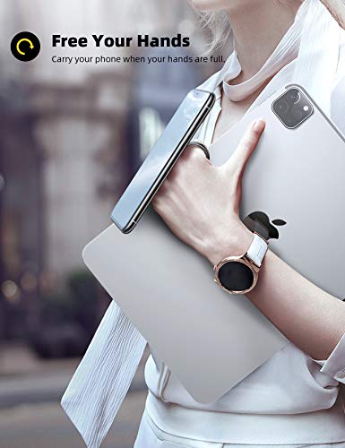 Cell Phone Ring Holder Finger Stand - Lamicall Phone Kickstand, Metal Grip Hook Work with Magnetic Car Mount, Compatible with iPhone 14 13 12 Mini 11 Pro Xs Max XR X 8 Plus, Smartphone Accessories BLK
