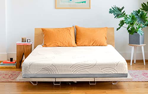 Irvine Home Collection Full Size 10-Inch Gel Memory Foam Mattress Medium Firm Feel Breathable Cool Sleep and Pressure Relief CertiPUR-US Certified Temperature Balanced