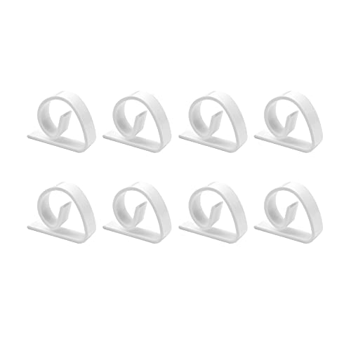 CROWATTS Tablecloth Clip Picnic Table Clip-Plastic Tablecloth Clip, Used for Restaurant Party Wedding Graduation Ceremony and Outdoor Picnic Tablecloth Fixing (8 Pack)
