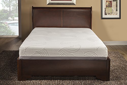 Irvine Home Collection Full Size 10-Inch Gel Memory Foam Mattress Medium Firm Feel Breathable Cool Sleep and Pressure Relief CertiPUR-US Certified Temperature Balanced