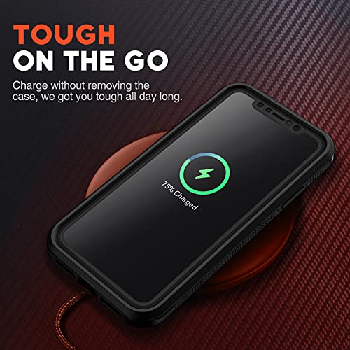 NTG Shockproof Designed for iPhone XR Case [2 Layer Structure Protection] [Military Grade Anti-Drop] Lightweight Shockproof Protective Phone Case for iPhone XR 6.1 inch, Black