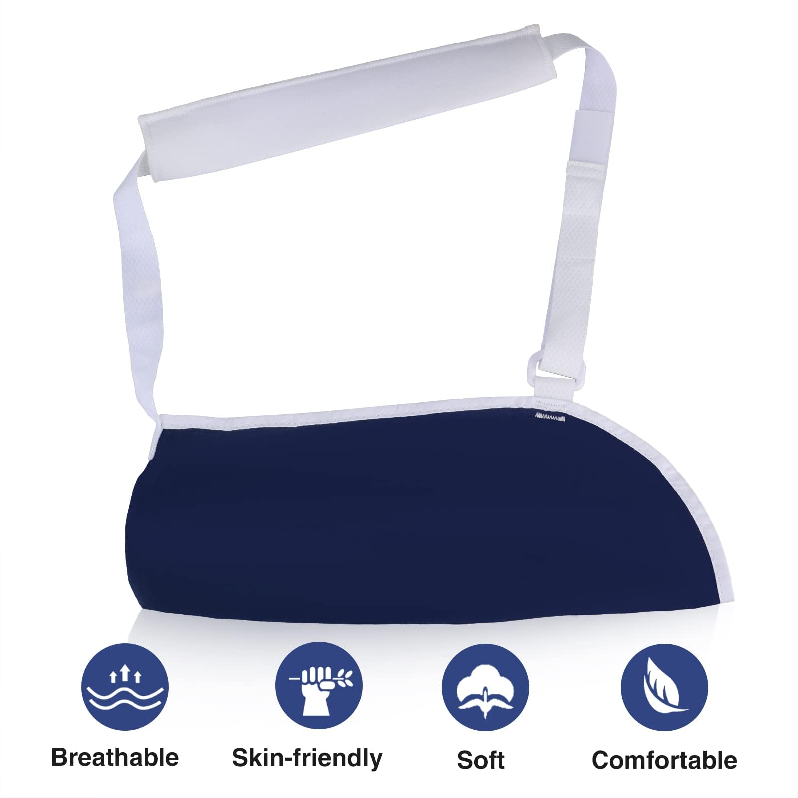 Ultrassist Arm Sling for Shoulder, Elbow, Wrist Injuries, Arm Sling Suitable for Adults with Lightweight and Breathable - Large Size