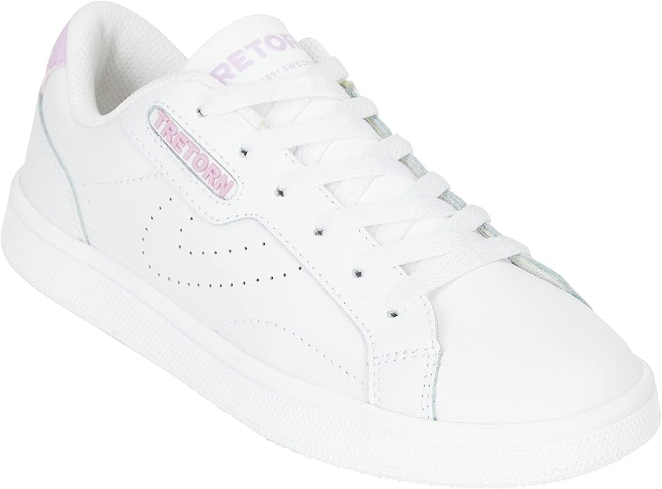 TRETORN Women's Center Court Sneaker, White Green, 7