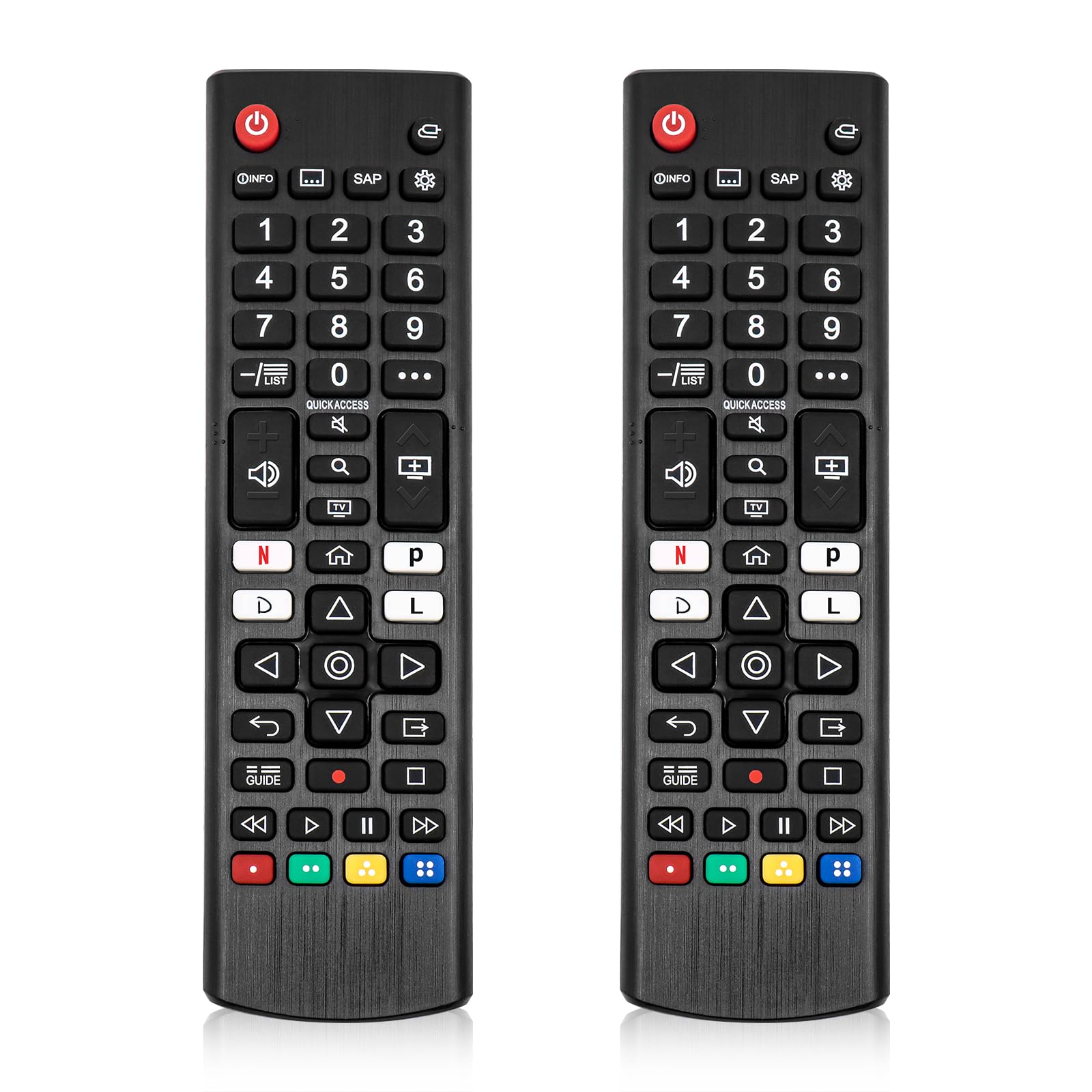 2 PCS Universal IR Remote Control fit for LG TV LED OLED LCD 4K 8K UHD HDTV HDR Smart TV (All Models)