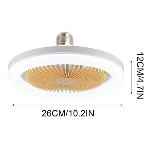 ADUMIX Upgraded Ceiling F๐ns with Lights - Low Profile Enclosed Ceiling F๐n Bladeless, with Remote Control LED Dimming Multi-Speed Invisible Blades Timing, Home Decor Ceiling F๐n