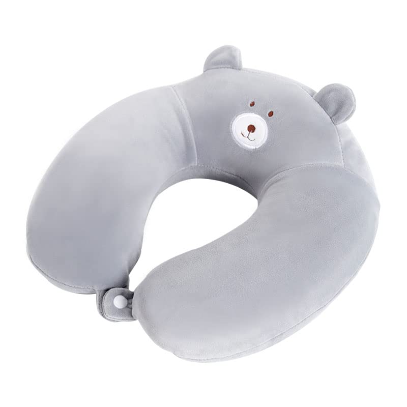 Travel Pillow Memory Foam Neck Pillow Head Support Soft Pillow for Sleeping Rest U Shaped Neck Pillow With Washable Microfiber Cover Portable Headrest Great for Airplane Chair Car Home Office Use