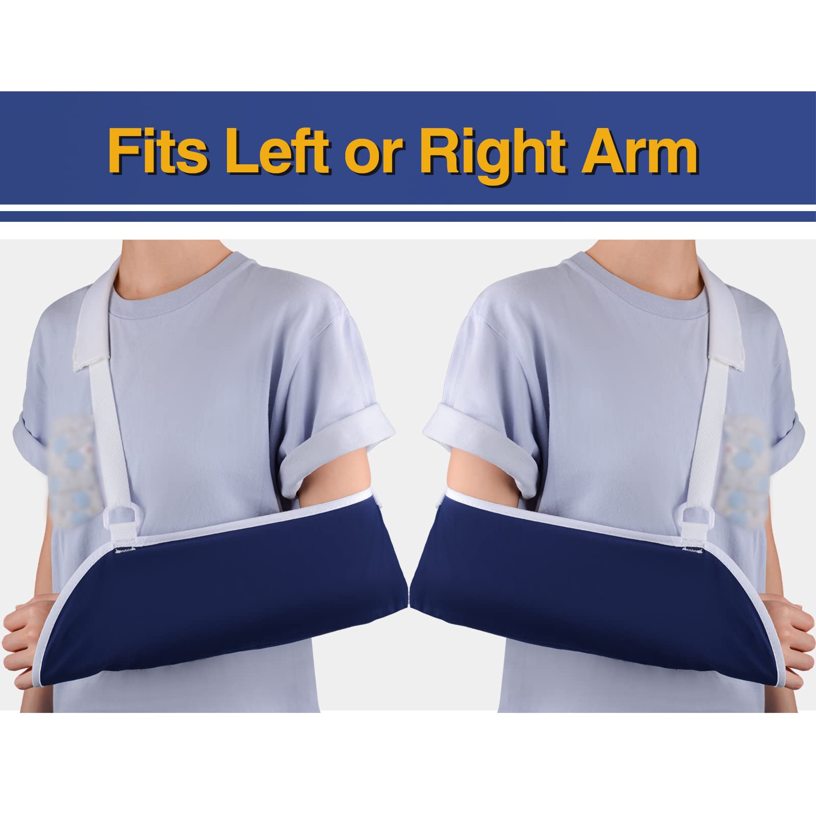Ultrassist Arm Sling for Shoulder, Elbow, Wrist Injuries, Arm Sling Suitable for Teenagers with Lightweight and Breathable - Small Size