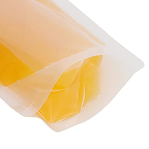 Muka 50 PCS 12 OZ Reusable Spouted Drink Bags, Spout Drink Pouches w/Funnel, 0.34" Spout