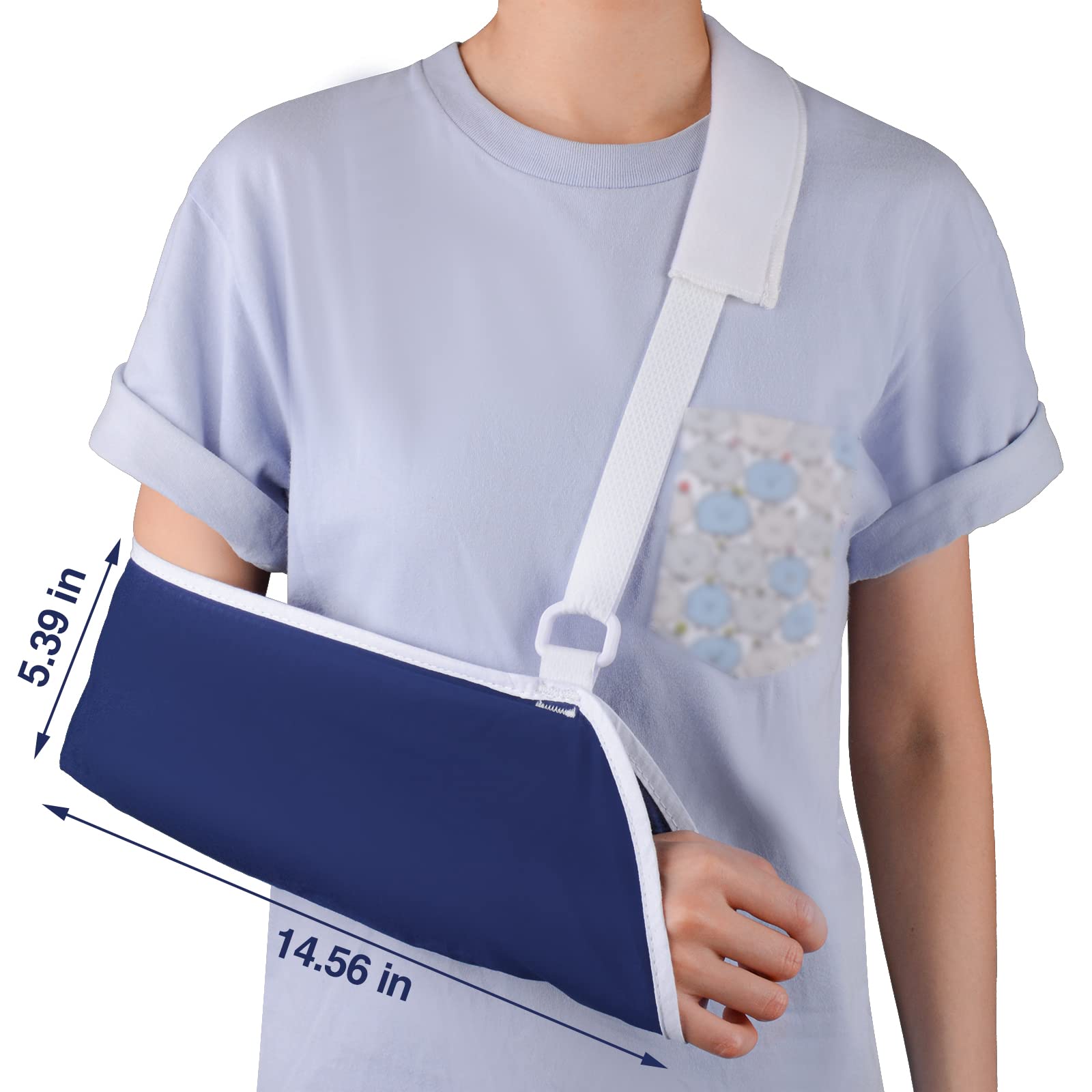 Ultrassist Arm Sling for Shoulder, Elbow, Wrist Injuries, Arm Sling Suitable for Teenagers with Lightweight and Breathable - Small Size